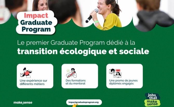 MAKESENSE vous propose un IMPACT GRADUATE PROGRAM